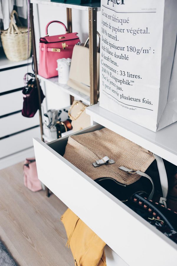 IKEA Hyllis Hack: Meine DIY Taschen-Aufbewahrung im Ankleideraum ...