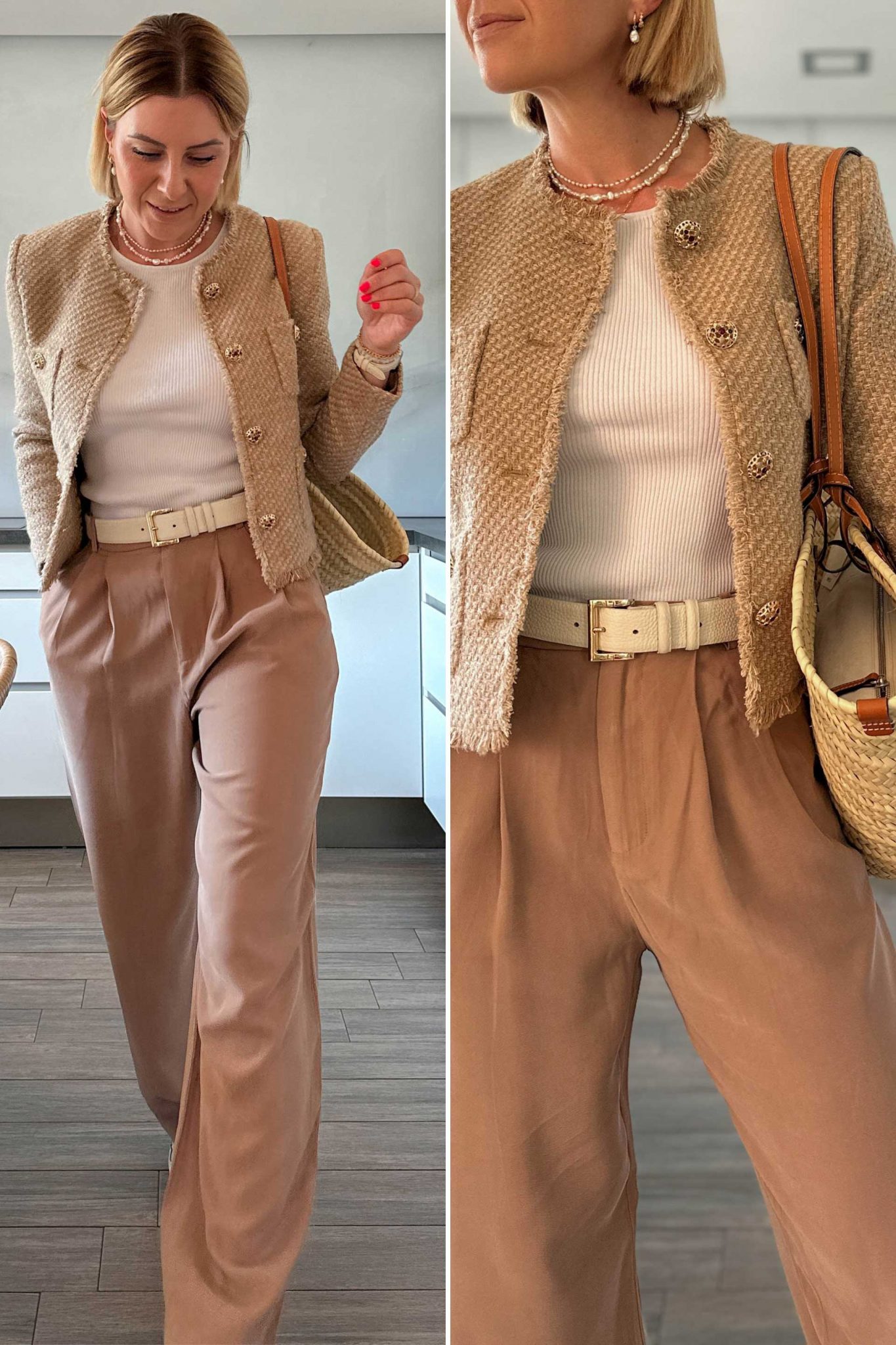 Bouclé kombinieren: Bouclé Jacken und Co. + 6 Herbst Outfits