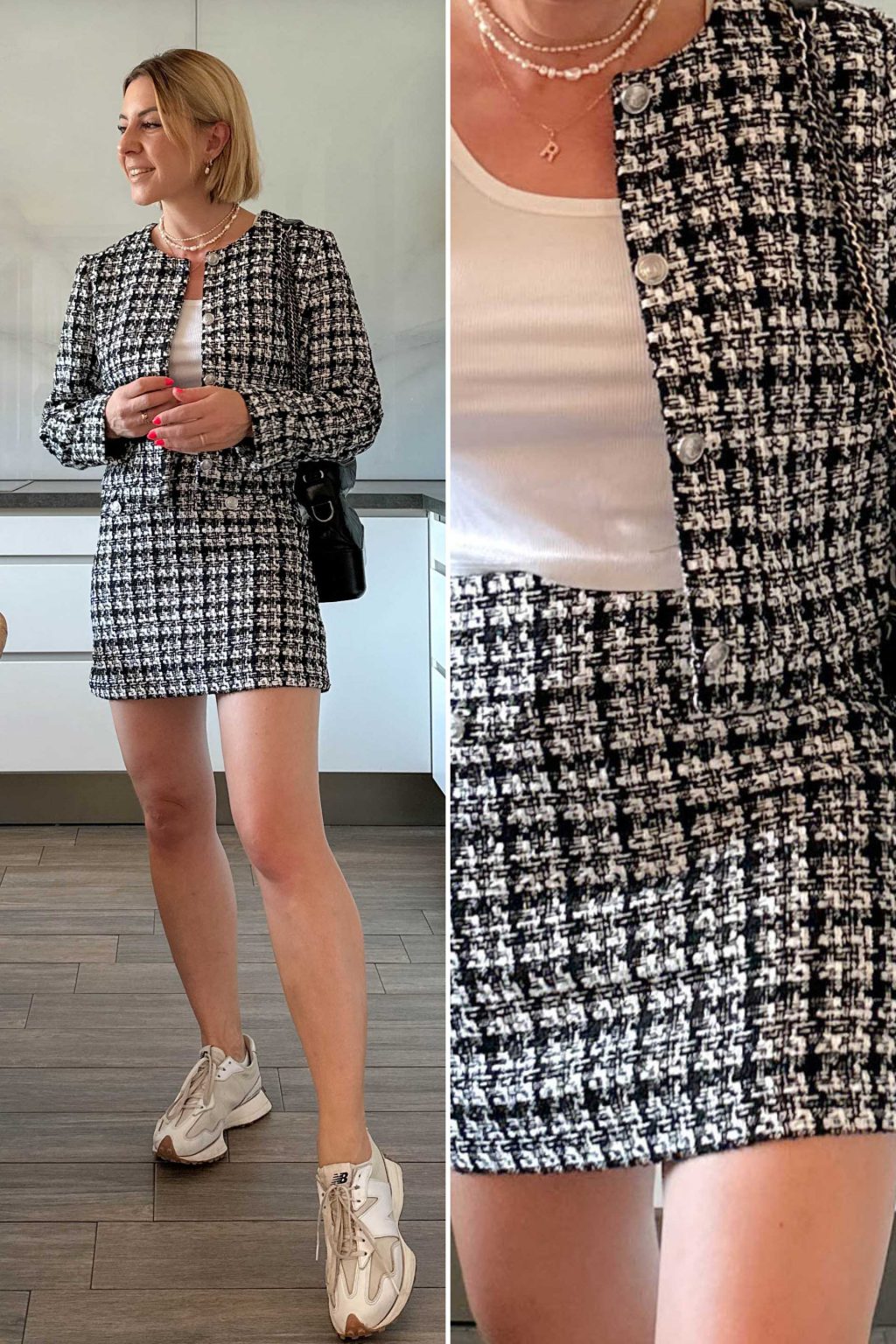 Bouclé kombinieren: Bouclé Jacken und Co. + 6 Herbst Outfits